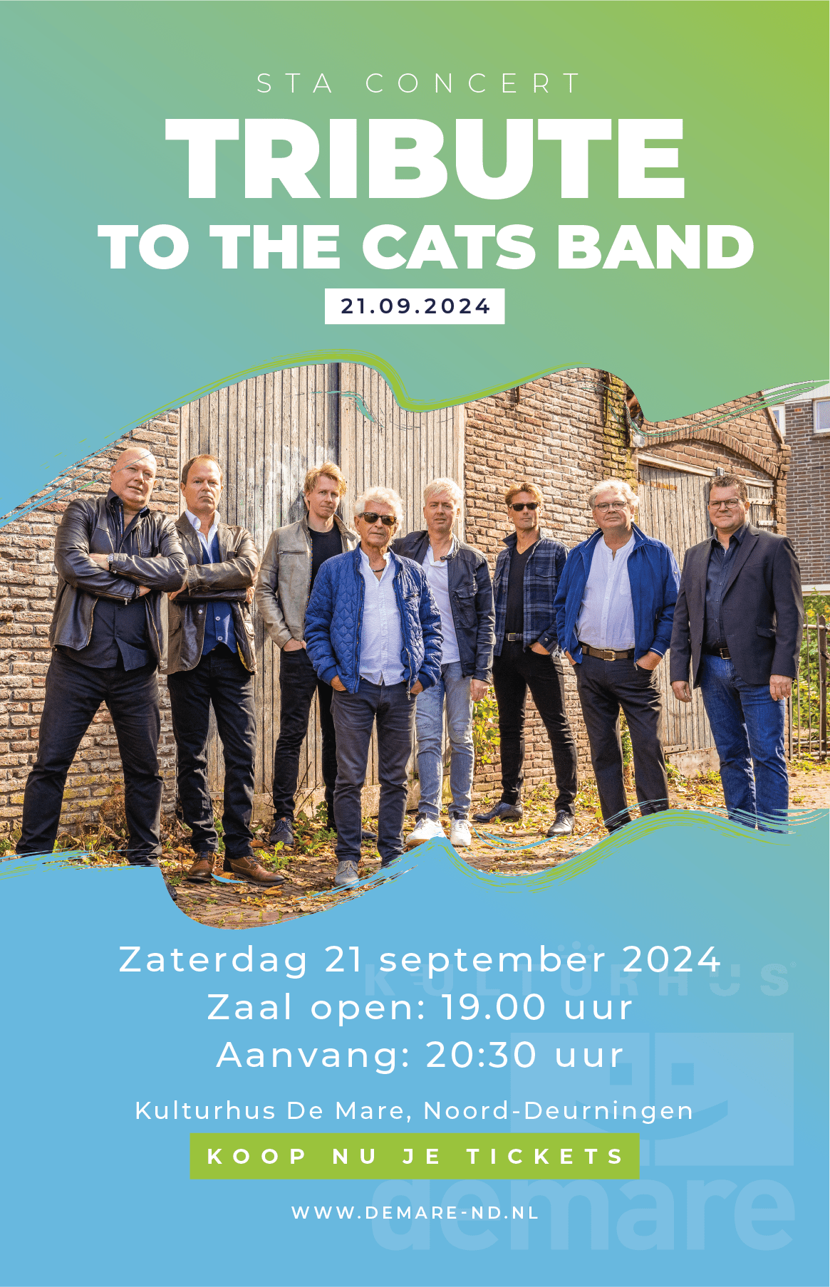 TRIBUTE TO THE CATS BAND – Koop nu je tickets! – Kulturhus de Mare